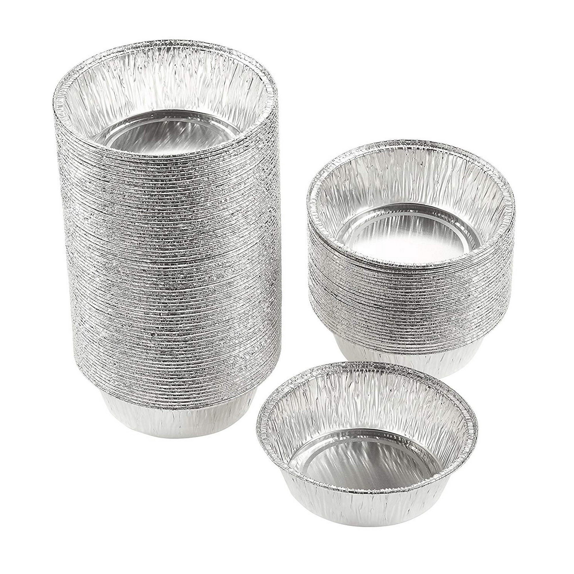 Aluminum Foil Pie Pans 100 Piece Round Disposable Tin Pans For Baking Aluminum Foil Pie Pans 100 Piece Round Disposable Tin Pans For Baking