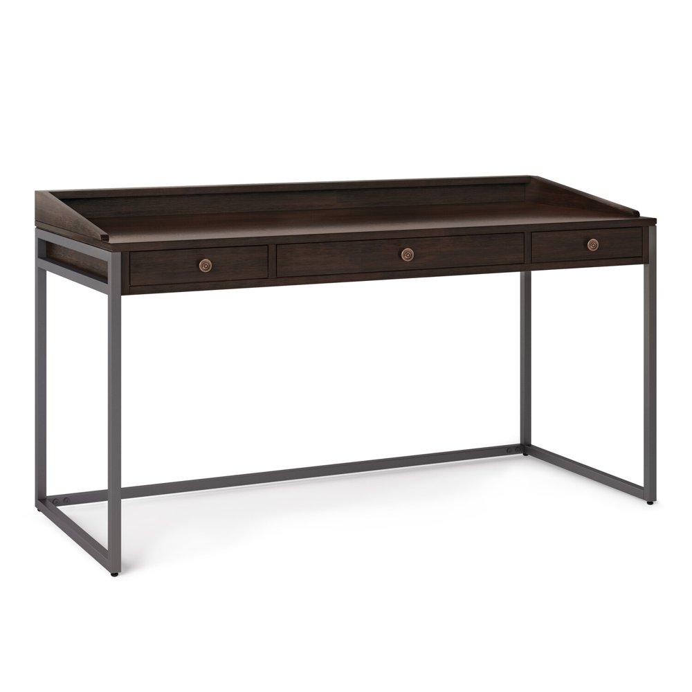 Simpli Home Ralston Solid Acacia Wood Modern Industrial 60 Inch Wide ...