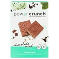 Power Crunch Chocolate Mint Protein Energy Bars, 1.4 oz, 5 Count with ...