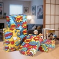 12 Sheet Comic Wrapping Paper Gift Wrap Paper Bulk Folded Flat Colorful ...