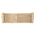 Linon Aria 52" Storage Bench, Natural Wash, Ample Interior Storage ...