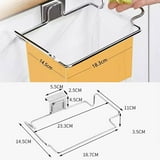 1 Pc Super Garbage Storage Bags Rack, Happon Hanging Stainless Steel ...