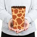 Big Dot of Happiness Giraffe Print - Safari Party Favor Popcorn Treat ...