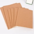 10-Pack A5 Size Kraft Notebooks Bulk, Lined Paper Journaling Notebooks ...