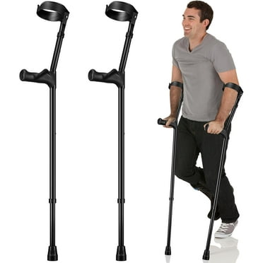 KMINA PRO - Universal Tall Walking, Forearm Crutches for Adults, Hands ...