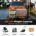 Costway 500lbs Wheelchair Vehicle Trailer Hitch Carrier, Handicap ...