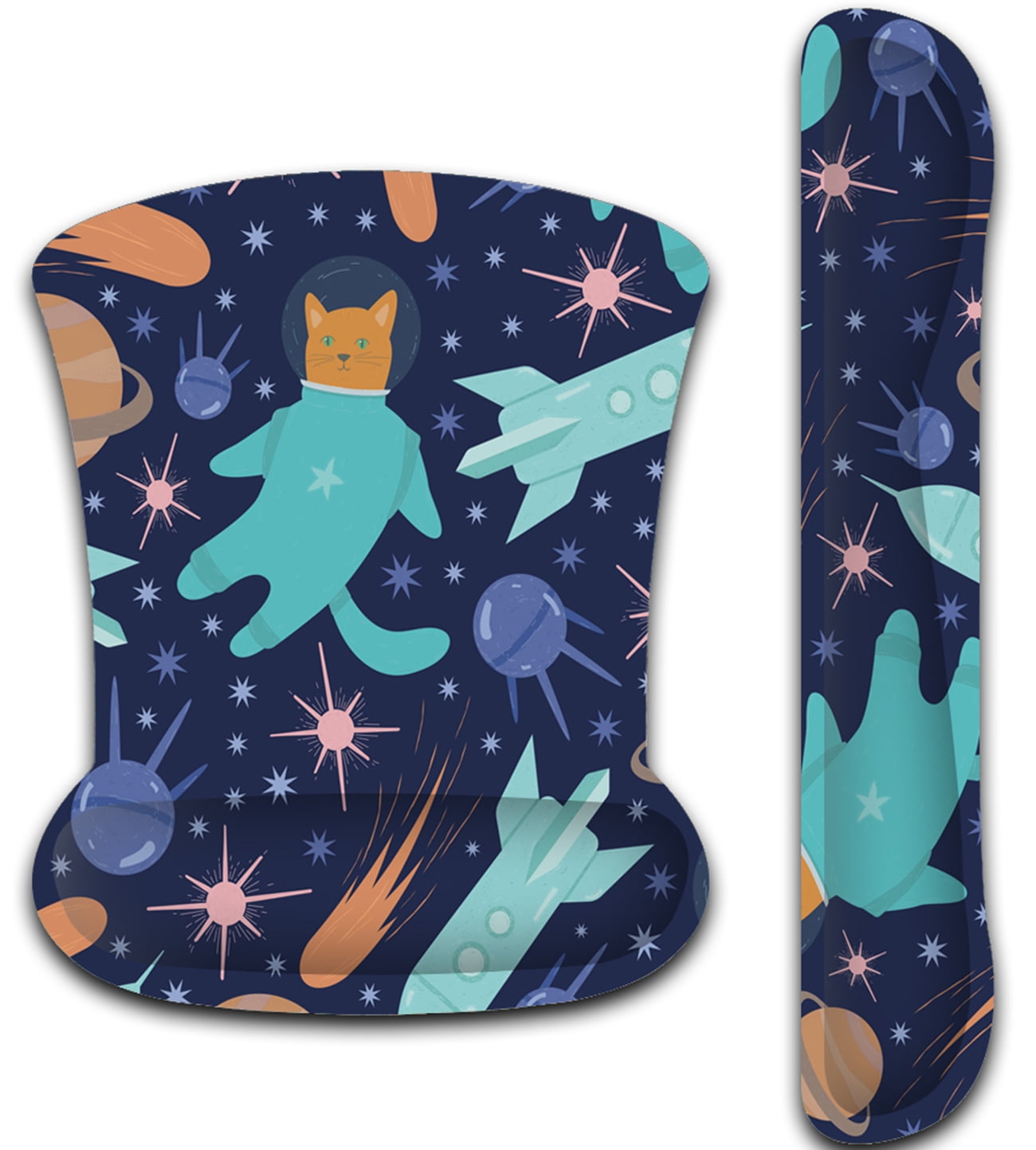 Keyboard Wrist Rest Pad and Mouse Pads with Wrist Rest Support Set ...