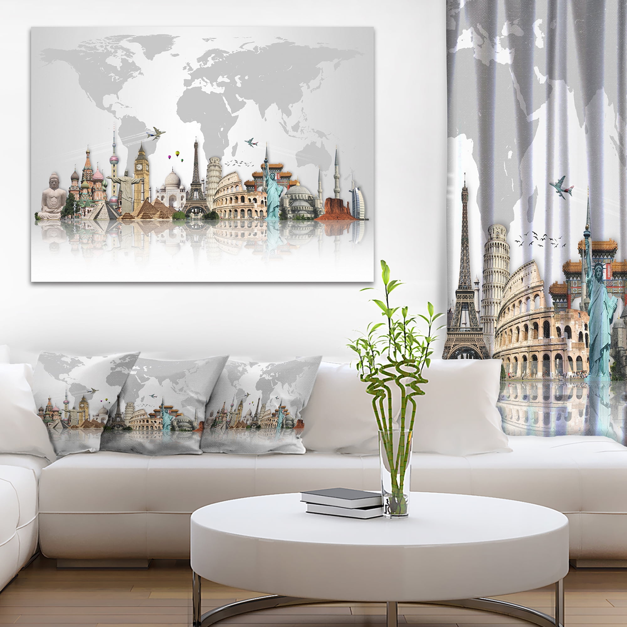 Click here for Designart Design Art - Famous Monuments Across Wor... prices