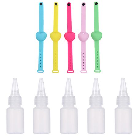 10pcs/set Hand Sanitizing Wristband Wearable Sanitizer Dispenser With ...