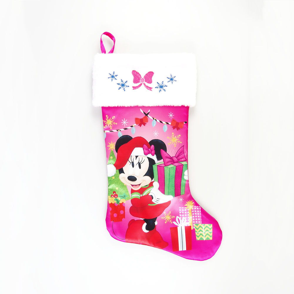 Mickey Mouse & Friends Minnie Mouse Holiday Stocking 20" - Walmart.com
