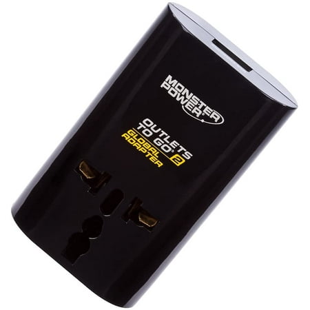 Monster MP OTG200 GA Power Outlets To Go 200 Global Adapter, 2 Global ...