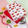 WRAPAHOLIC Reversible Wrapping Paper, 17x33 Feet, Sweet Strawberry and ...