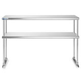 Gridmann NSF Stainless Steel Kitchen Prep & Work Table with 2-Tier ...