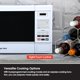 Horno microondas de encimera Magic Chef, pequeño y compacto, 1000 ...