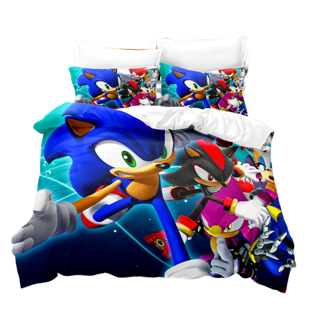 Sonic Sheets Three Piece Set, 3D Printing, Soft Microfiber, Duvet Cover ...