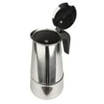Stainless Steel Coffee Maker, 6 Cup, Easy and Convenient Metal Brew Pot ...