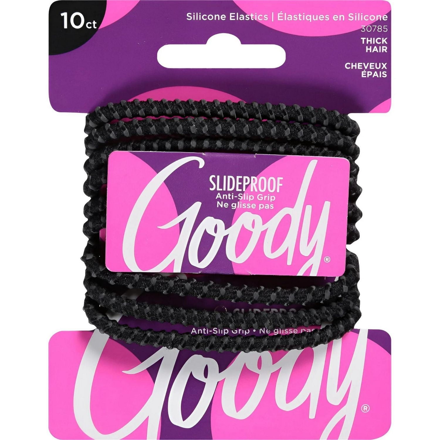 Click here for Goody Active Stay Put Elastics - 10 Ct - Black prices