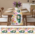 Farmhouse Truck Spring Flower Table Runner 13x72in Non-Slip Cotton ...
