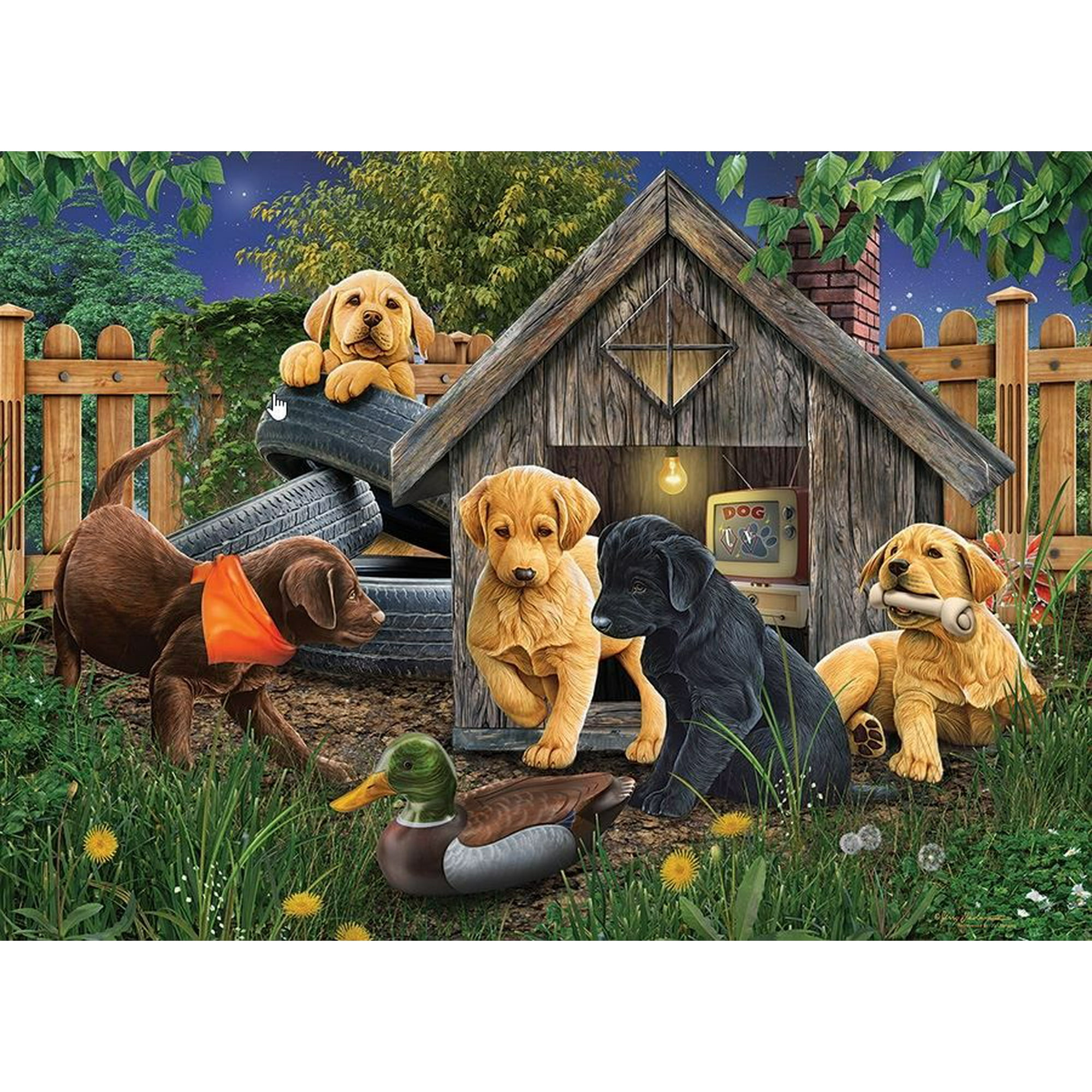 Click here for Cobble Hill 1000 Pc Puzzle - In The Doghouse prices