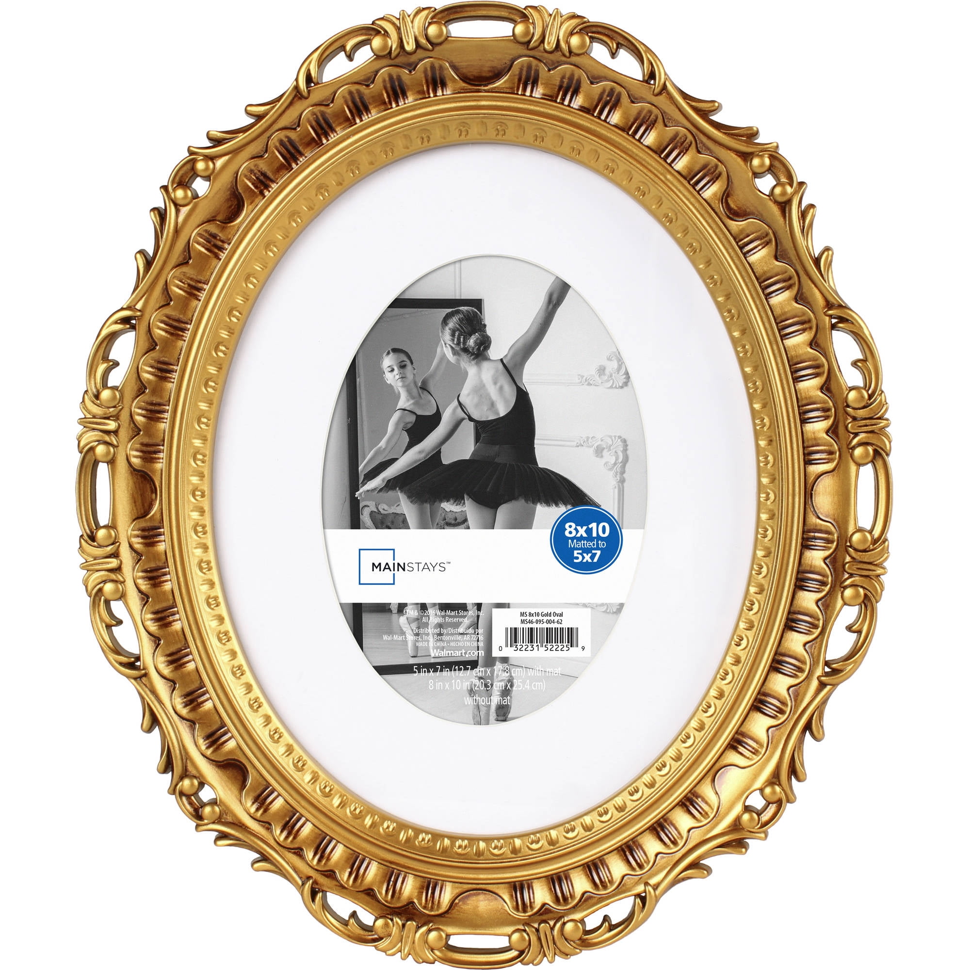 Mainstays Oval Plastic Picture Frame Gold Walmart Mainstays Oval Plastic Picture Frame Gold Walmart