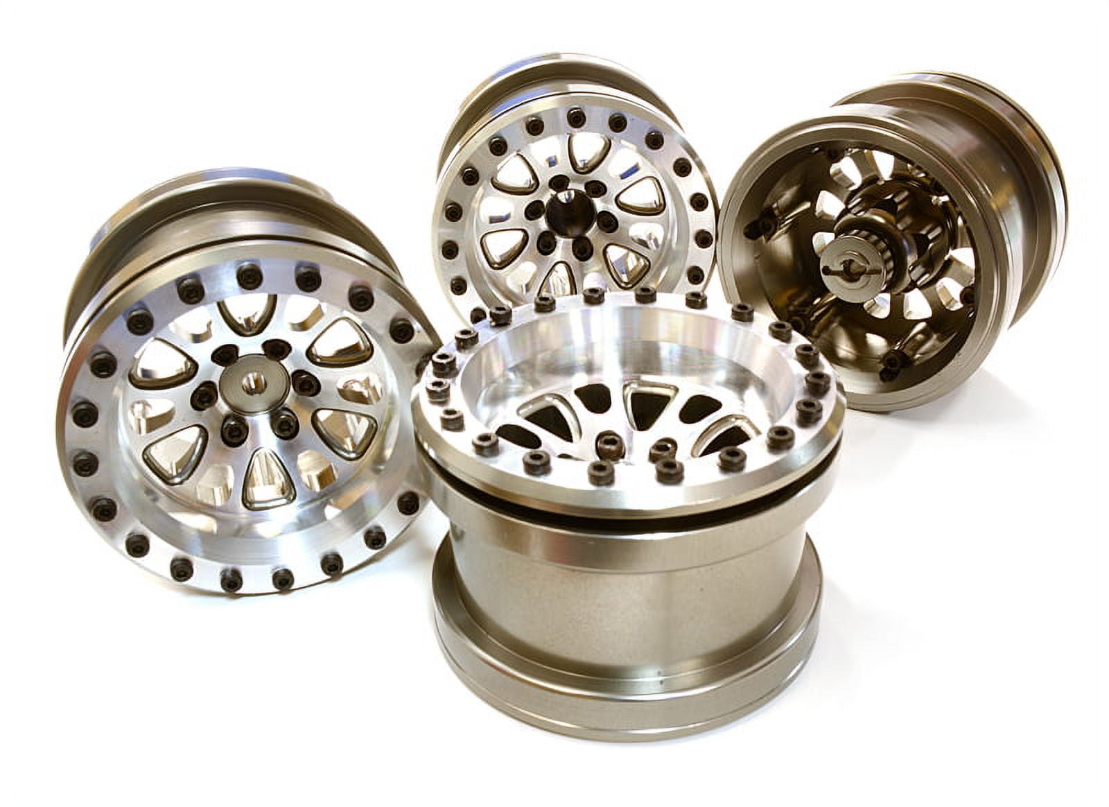 Integy RC Toy Model Hop-ups C26704GUN Billet Machined 12 Spoke Wheel ...