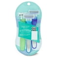 Equate Women's 4-Blade Disposable Razors, Color May Vary (3 Count ...