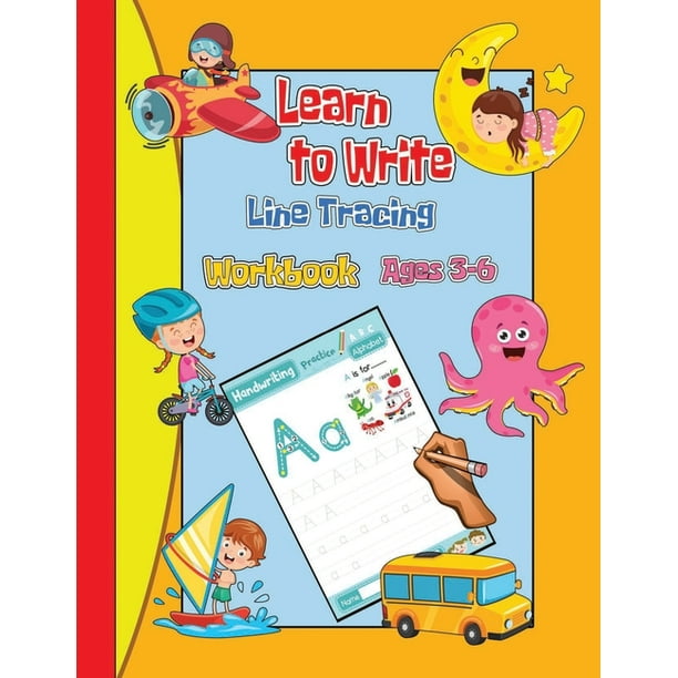 Learn to Write Line Tracing Workbook - Ages 3-6: Fun with Line Tracing ...