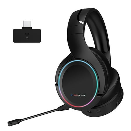 Python Fly X6 Pro 2.4G Wireless Gaming Headset with 3D Stereo Surround ...