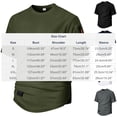 Men's Short Sleeve Waffle Knit T-Shirt Crew Neck Urban Fashion ...