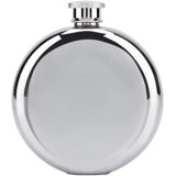 Maxam® 5oz Round Solid Stainless Steel Flask - Walmart.com