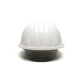 White Standard Shell Hard Hat with 4 Point Snap Lock Suspension ...