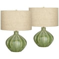 360 Lighting Gordy Modern Accent Table Lamps 20 1/2" High Set of 2 ...