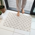 Beige Polka Dots Spots Door Mat 16x24 Inch Abstract Modern Minimalist ...