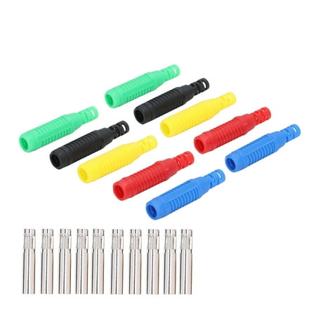 Banana Socket, Multi Purpose 10Set Brass PA Electrical Conductivity ...