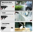Cordless High Pressure Car Wash Tool: Portable Vehicle Cleaner with ...