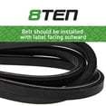 8TEN Raw Edge Drive Belt for John Deere M118549 425 445 54-inch Deck ...