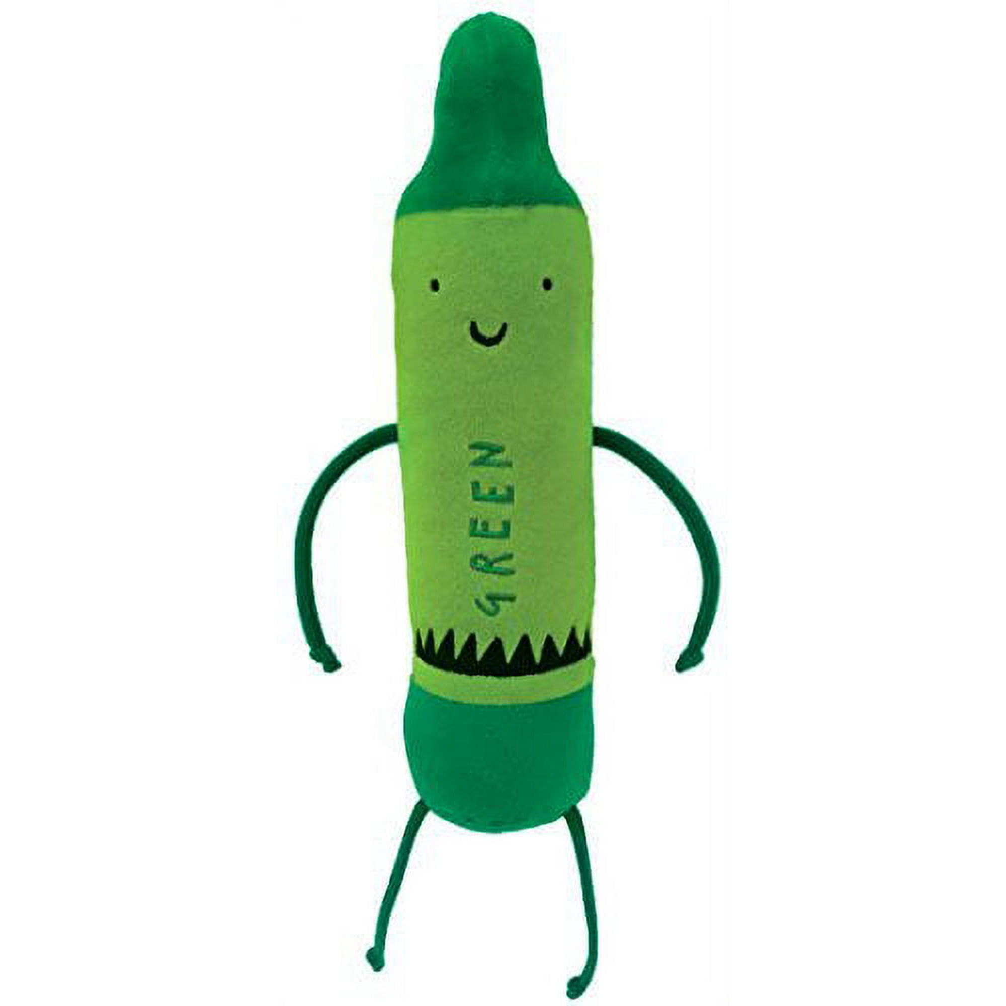 MerryMakers The Day The Crayons Quit Green Plush Toy 12 Inch Walmart