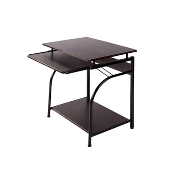 Flash Furniture Clifton Rustic Walnut Computer Desk with Top and Lower ...