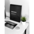 Affixzi Mindset Definition Inspirational Office Poster Wall Art Print ...