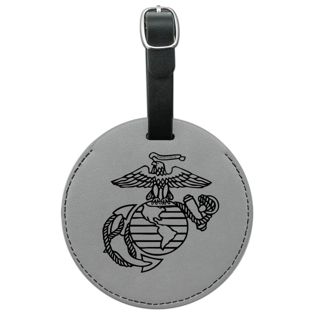 Marine Corps USMC Black White Eagle Globe Anchor Logo Officially ...