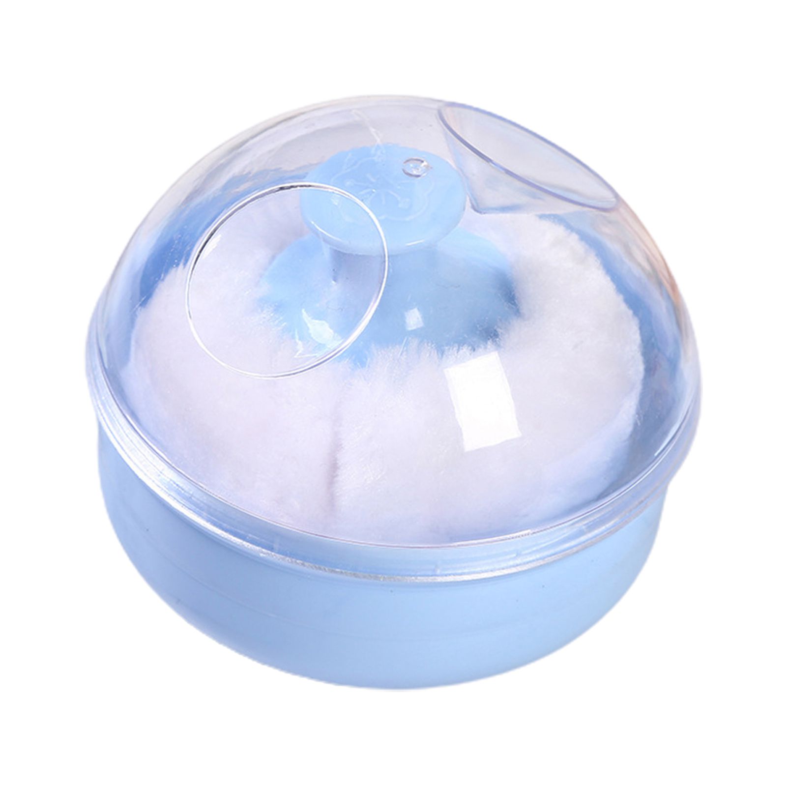 Grofry Baby Powder Puff Soft Bristles Dry Powder Storage Body Powder ...