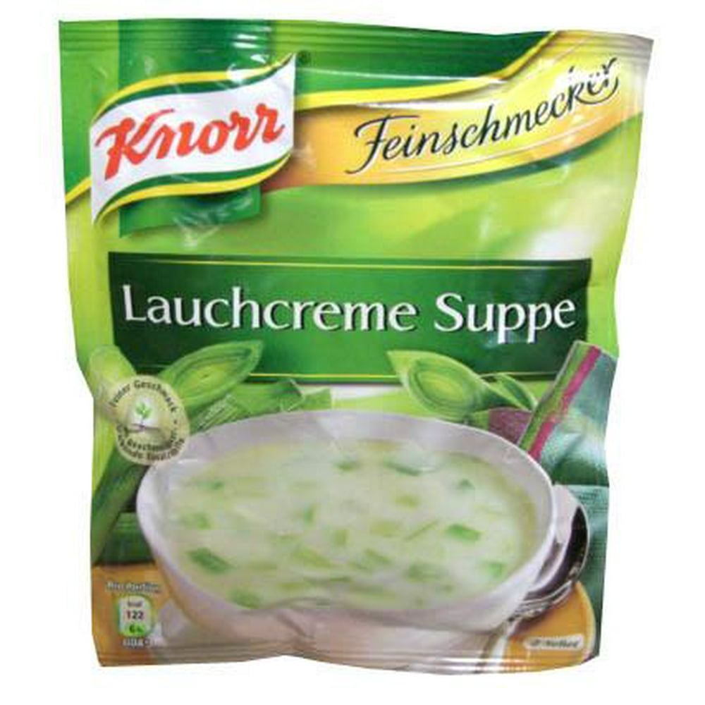 Leek Cream Soup, Lauchcreme Suppe (Knorr) .5 L (2 Teller) - Walmart.com ...