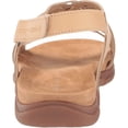 Easy Spirit Womens Mar Leather Slingback Flat Sandals - Walmart.com
