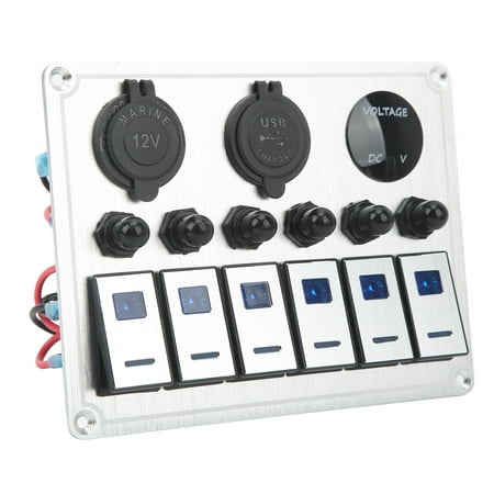 On Off Rocker Switch Panel, Simple Installation Toggle Switch Panel ...