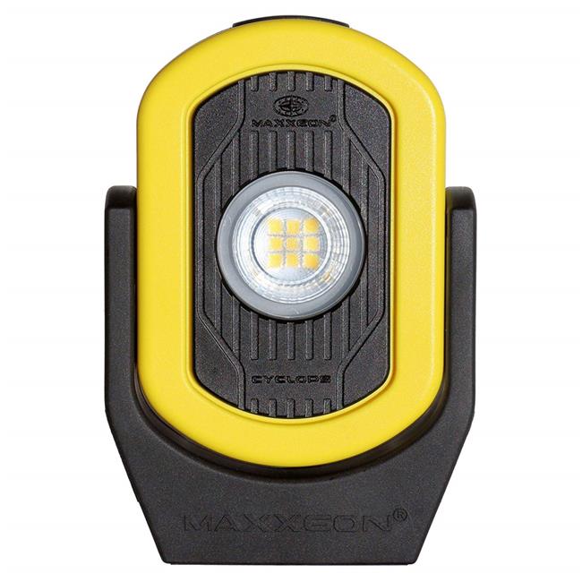 Maxxeon MNMXN00812 720 Lumen Hiviz Yellow Cyclops Rechargeable Work ...