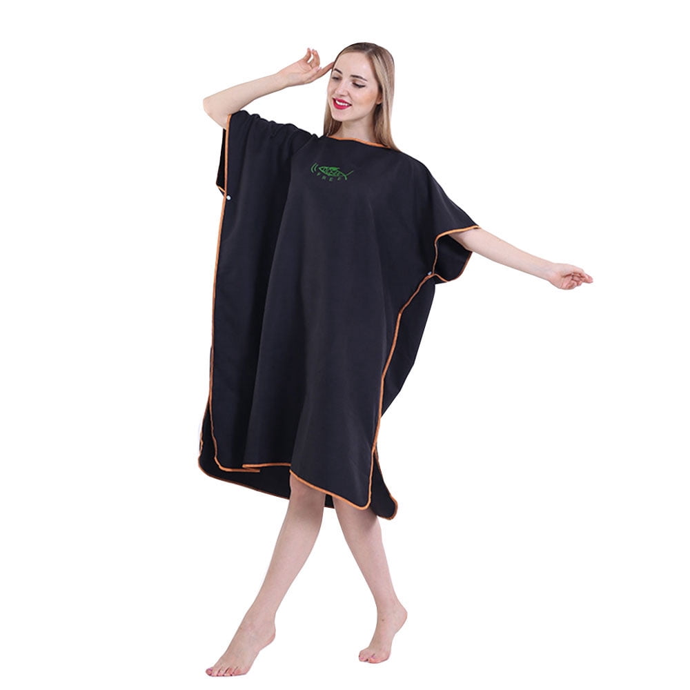 Pluokvzr Changing Robe Towel Poncho Microfiber Changing Robe Towel for ...