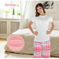 Womens Flannel Pajama Pants Comfortable Long Cotton Pj Bottoms For