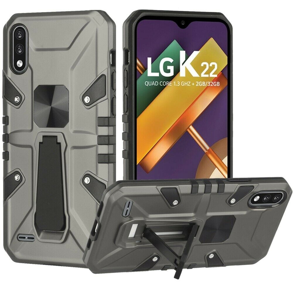 Kaleidio Case For LG K32 5G, K22 [Force Hybrid] Rugged Shockproof ...