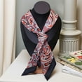 Fashion Silk Scarf Ribbon for Women Bag Handle Wrap Hair Tie Long Neck ...