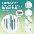 Activplay Modular Middle Kit 1 Jungle Gym, Swing, Slide, Monkey Bars ...